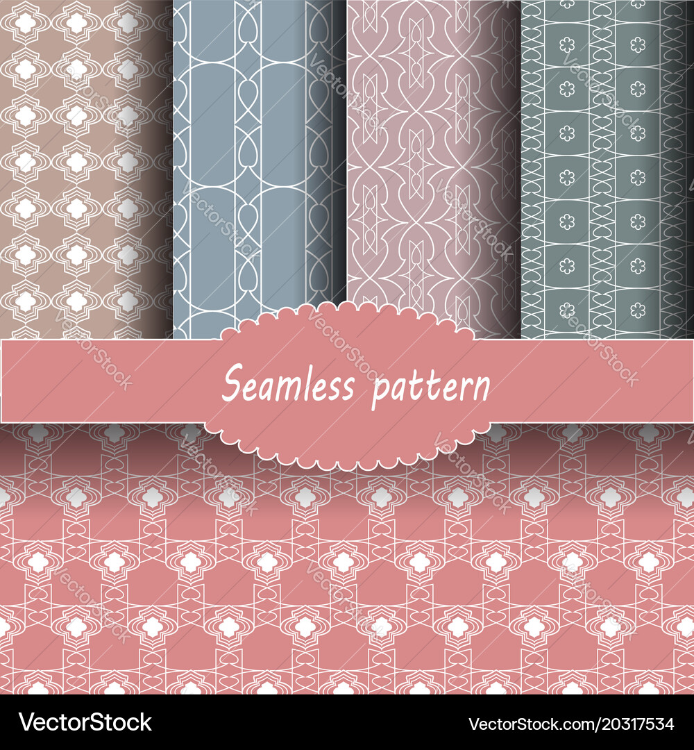 Pattern vintage style Royalty Free Vector Image