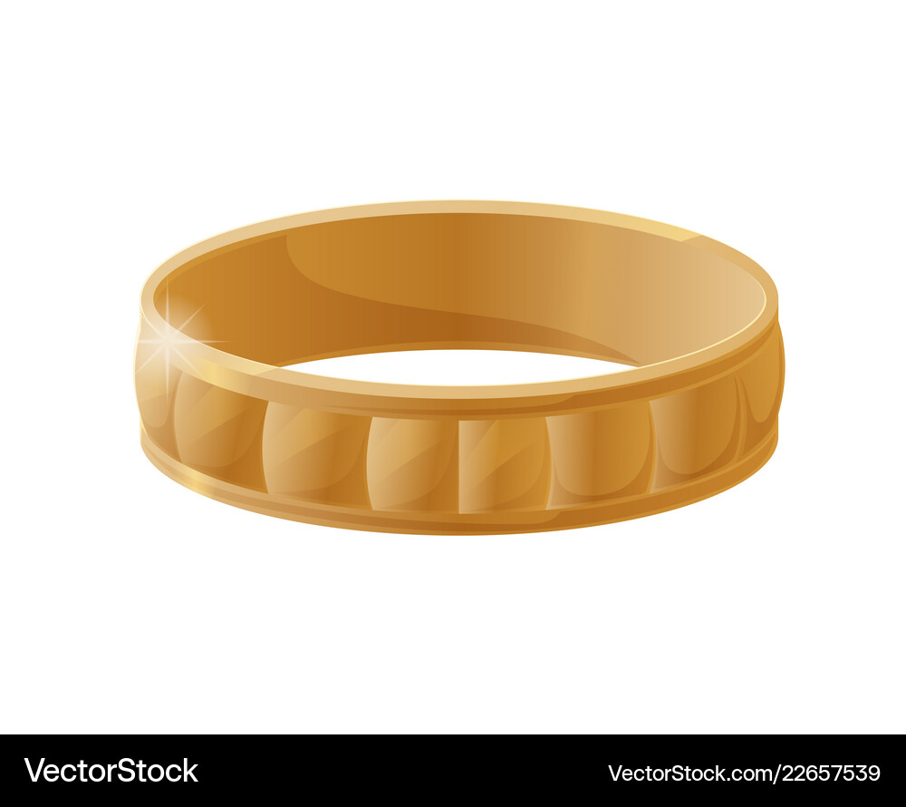 Engraving wedding ring icon Royalty Free Vector Image