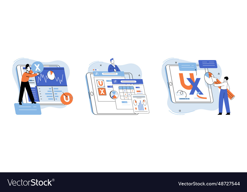 Application Testing Metaphor Software Royalty Free Vector