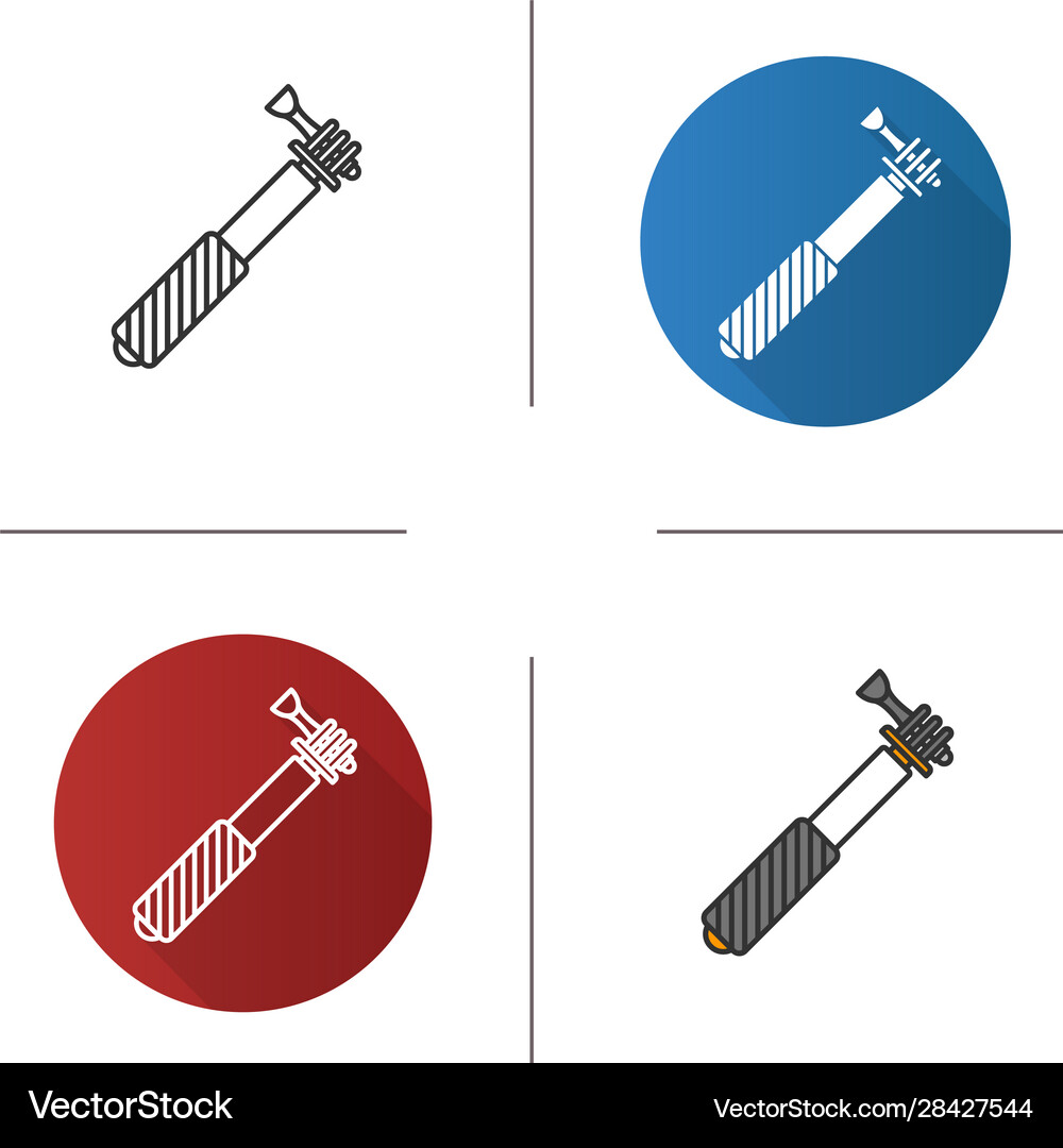 Monopod icon Royalty Free Vector Image - VectorStock