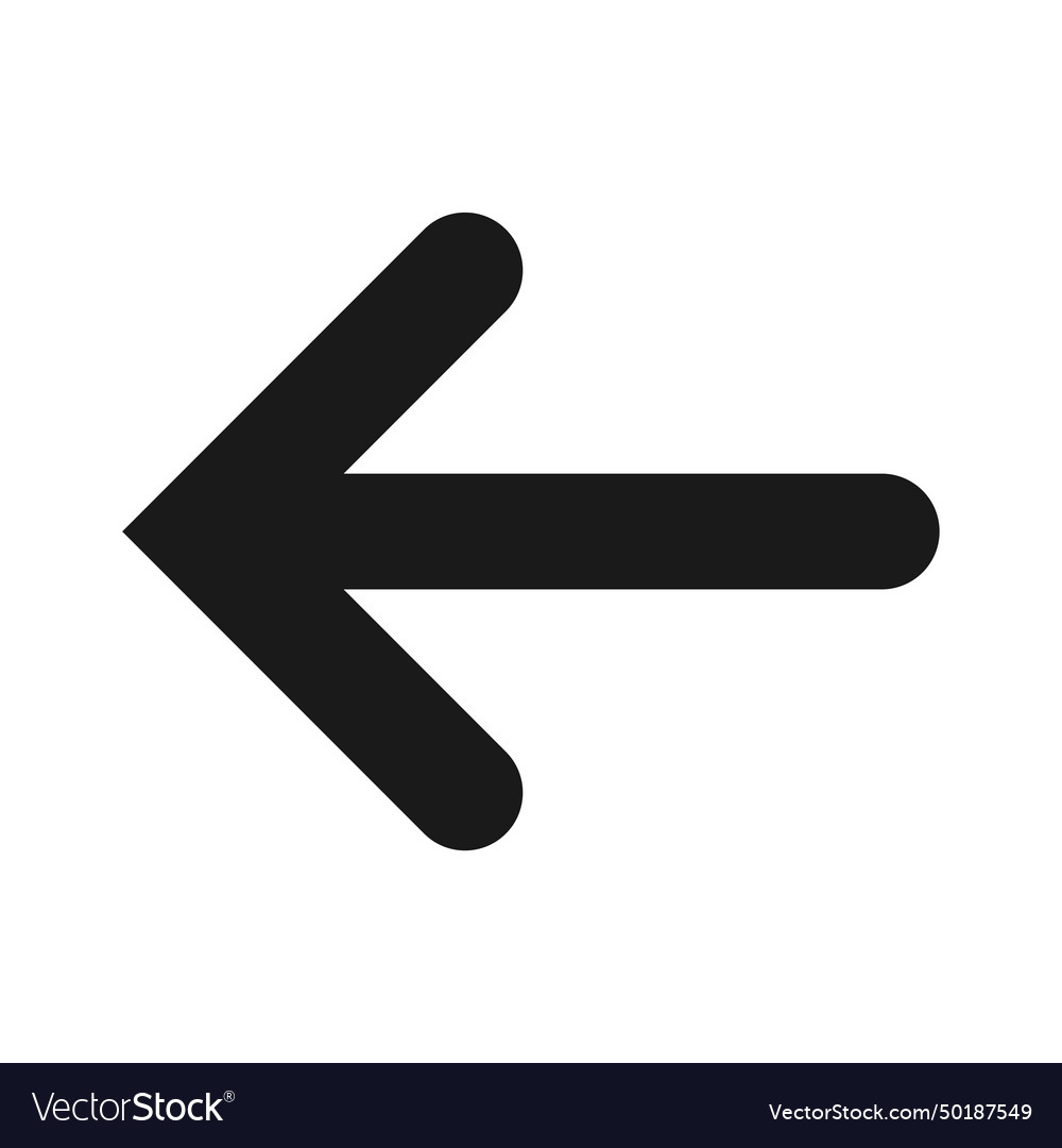 Back icon Royalty Free Vector Image - VectorStock