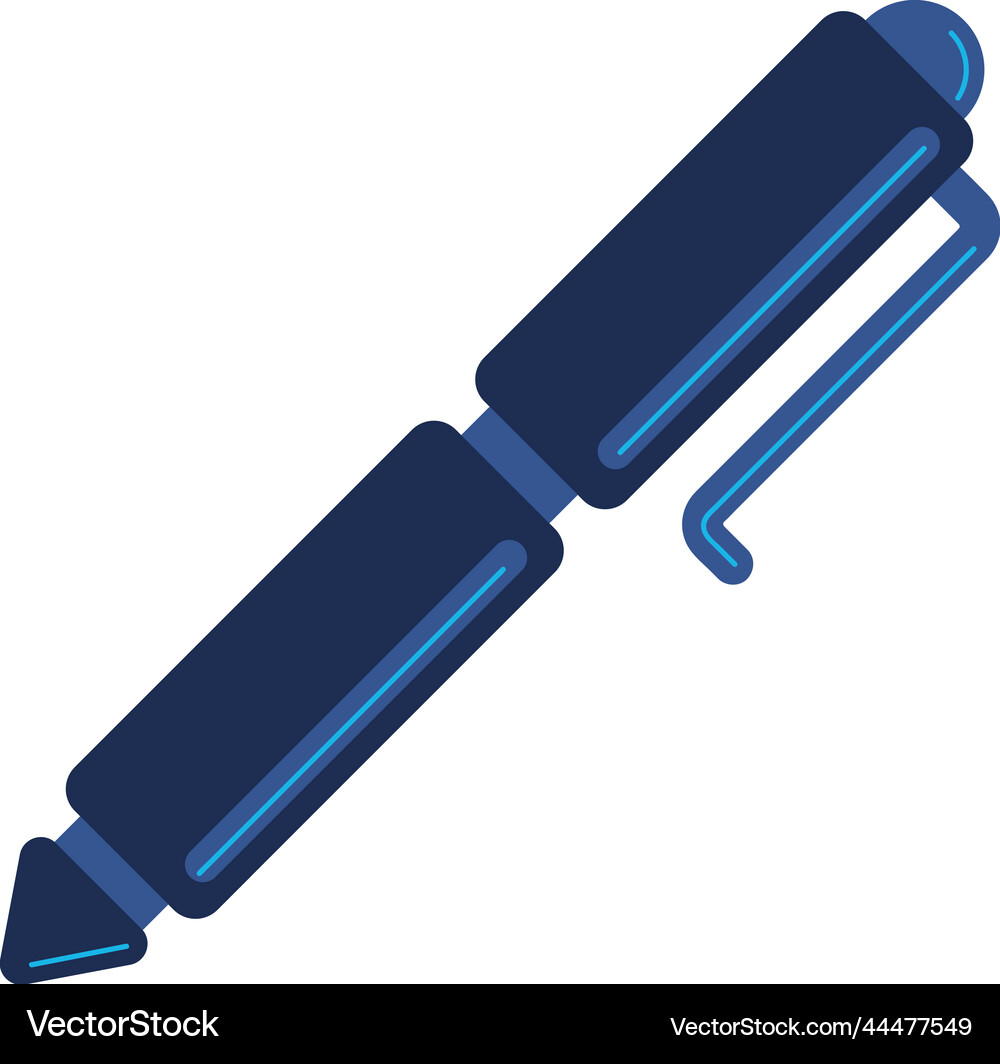 Pen ink school supply Royalty Free Vector Image