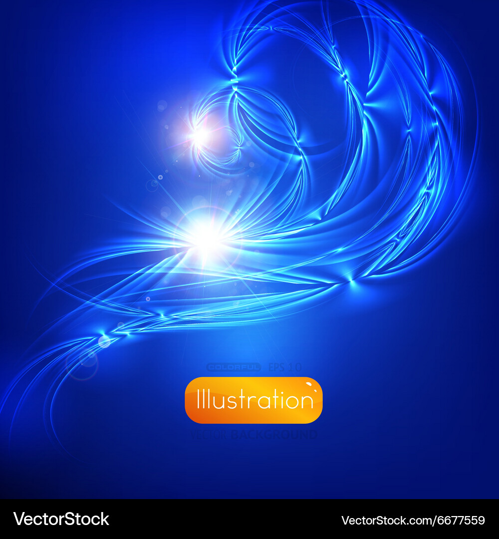 Blue techno background Royalty Free Vector Image
