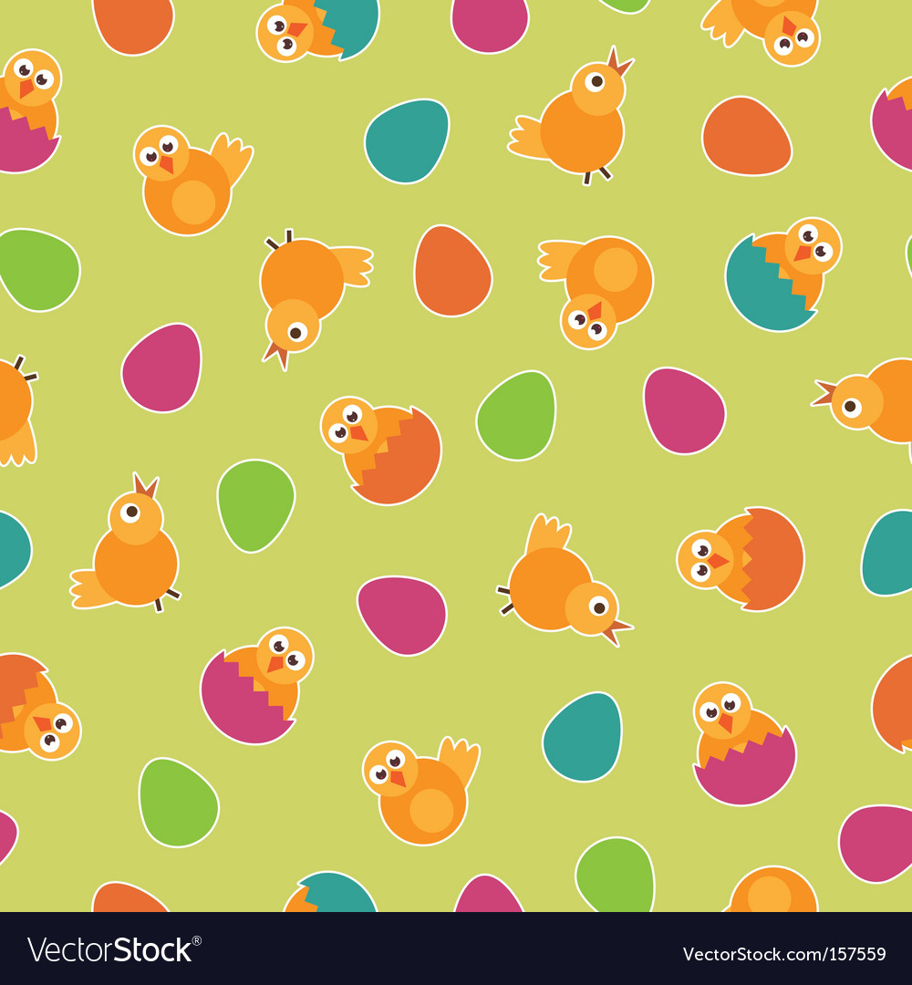 Easter pattern Royalty Free Vector Image - VectorStock
