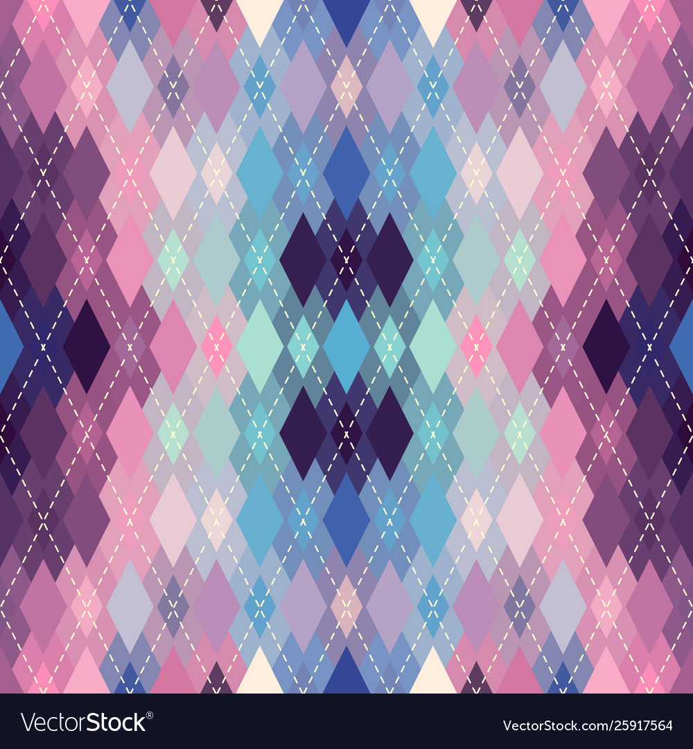 Argyle seamless pattern background pattern Vector Image