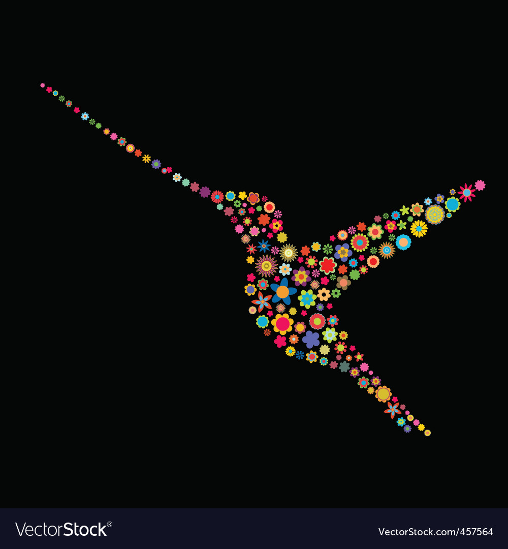 Bird shape Royalty Free Vector Image - VectorStock