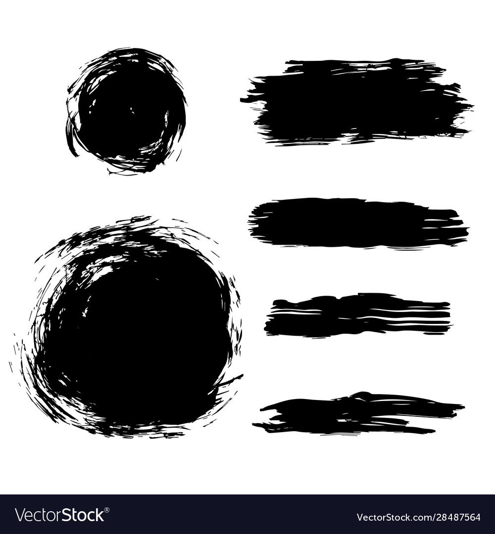 Set hand drawn design elements Royalty Free Vector Image