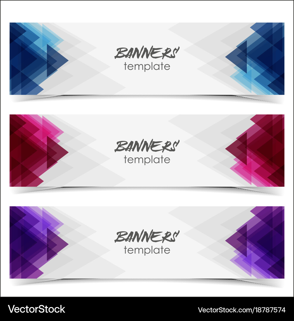 Abstract web banner Royalty Free Vector Image - VectorStock
