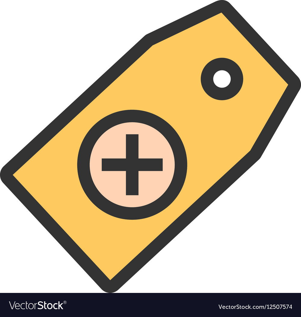 Add Tag Royalty Free Vector Image VectorStock