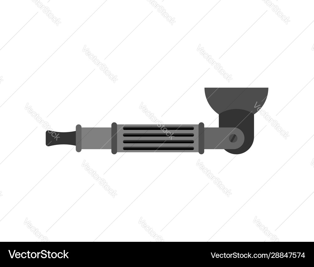 Vape smoking pipe electronic cigarette Royalty Free Vector