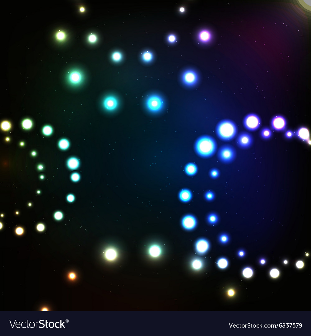 Abstract magic light background Royalty Free Vector Image