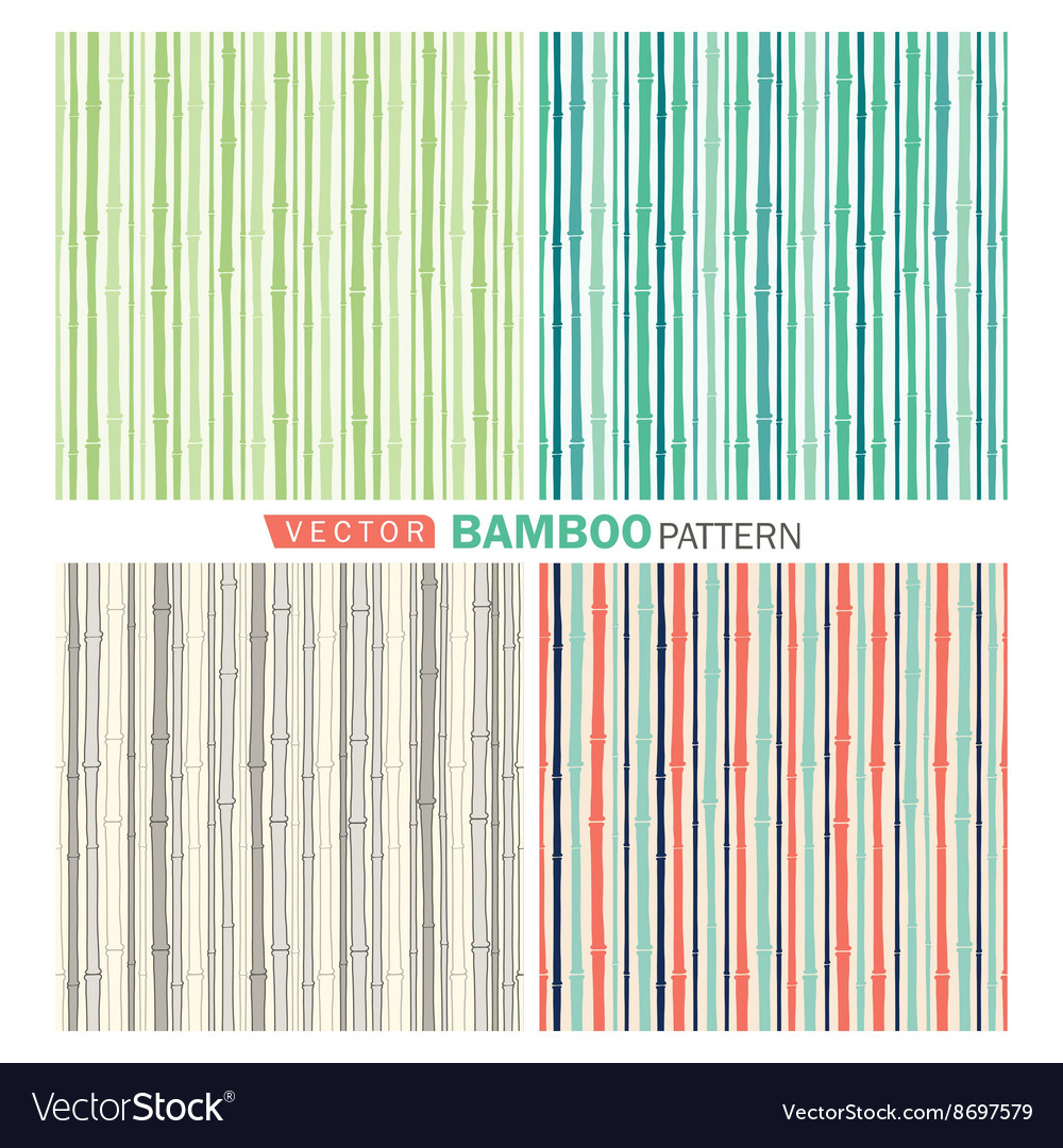 Bamboo pattern Royalty Free Vector Image - VectorStock