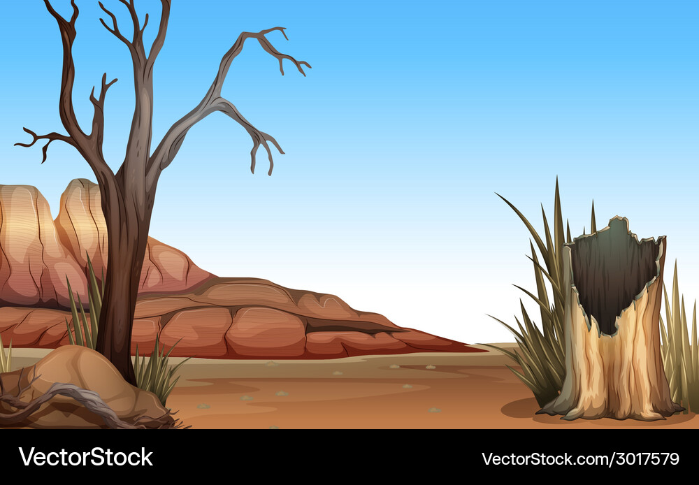 Desert Royalty Free Vector Image - VectorStock