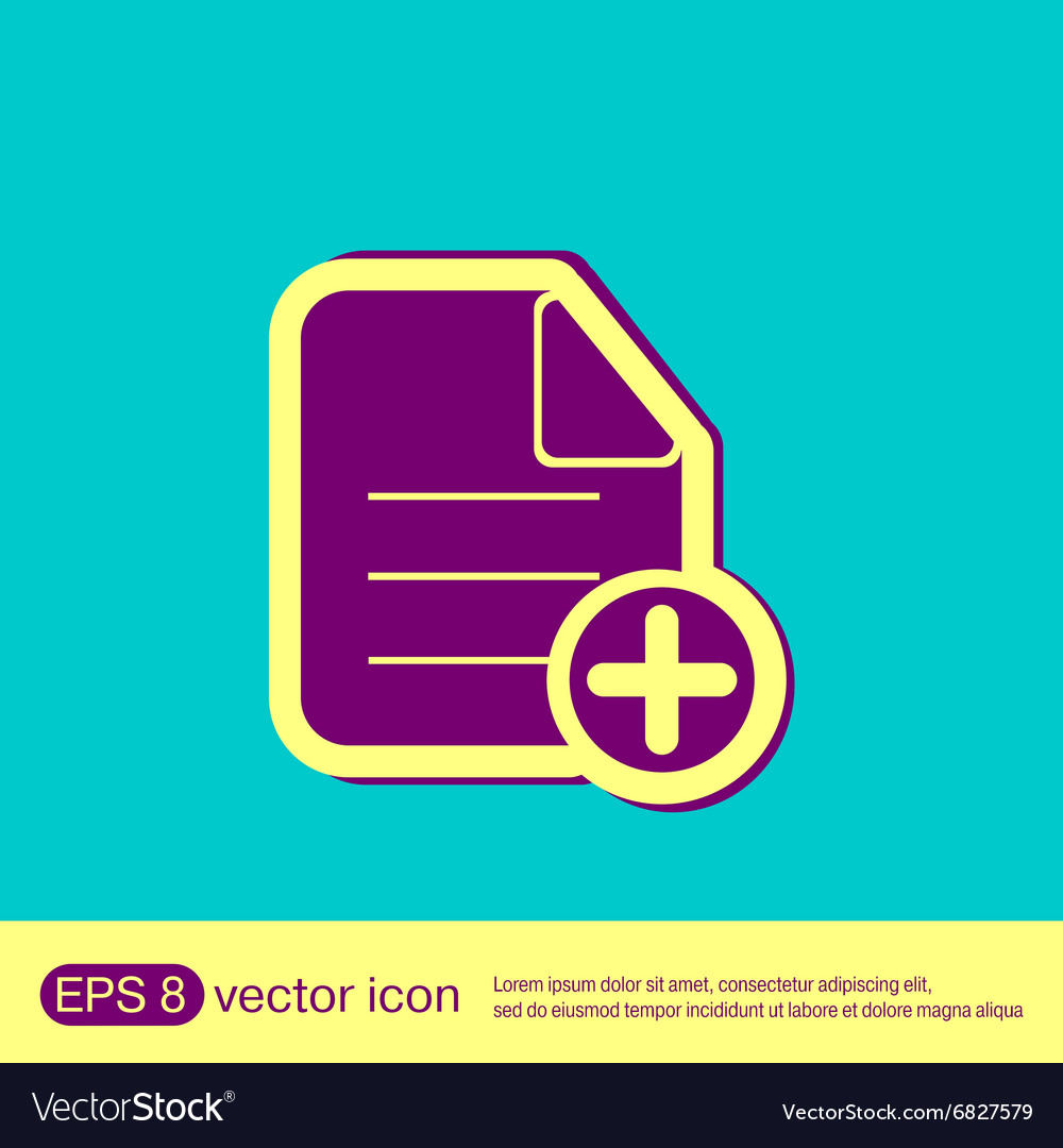Page of the document Royalty Free Vector Image