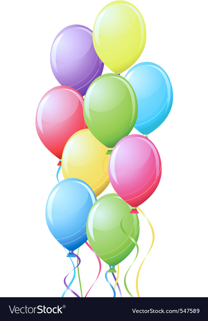 Balloons Royalty Free Vector Image - VectorStock