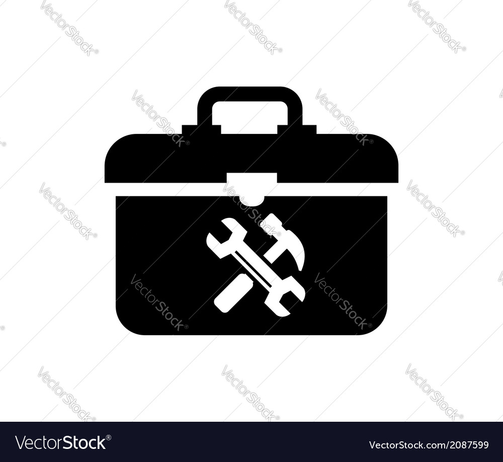 Toolbox icon Royalty Free Vector Image - VectorStock Toolbox icon Royalty Free Vector Image - VectorStock