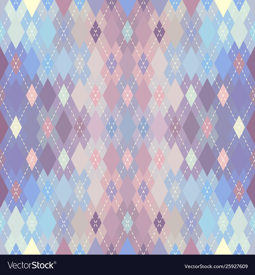 Argyle seamless pattern background Royalty Free Vector Image