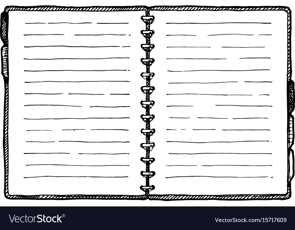 Notebook Royalty Free Vector Image - VectorStock