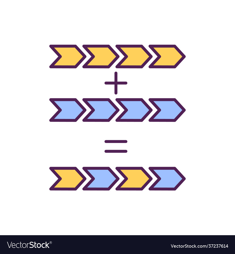Mutation process rgb color icon Royalty Free Vector Image Mutation process rgb color icon Royalty Free Vector Image
