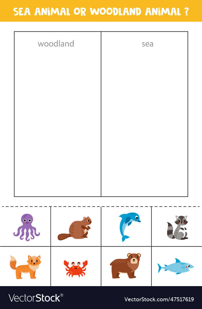 Animal Sorting Cards