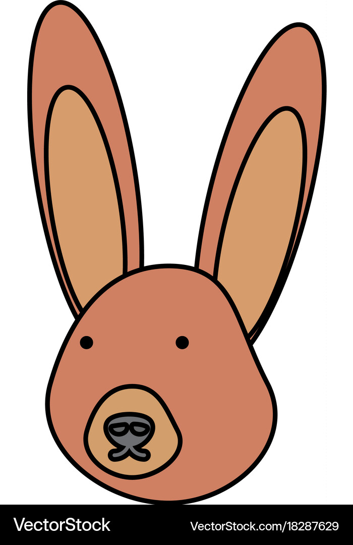 Cartoon rabbit icon Royalty Free Vector Image - VectorStock