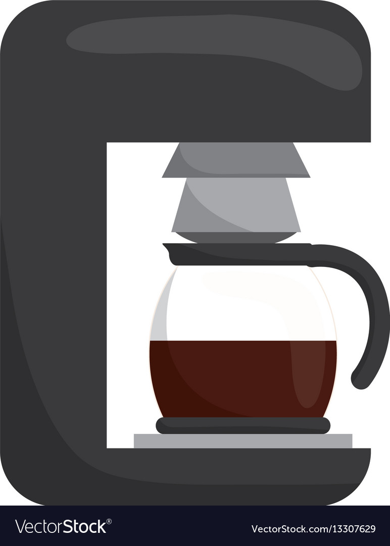 Coffee machine maker Royalty Free Vector Image