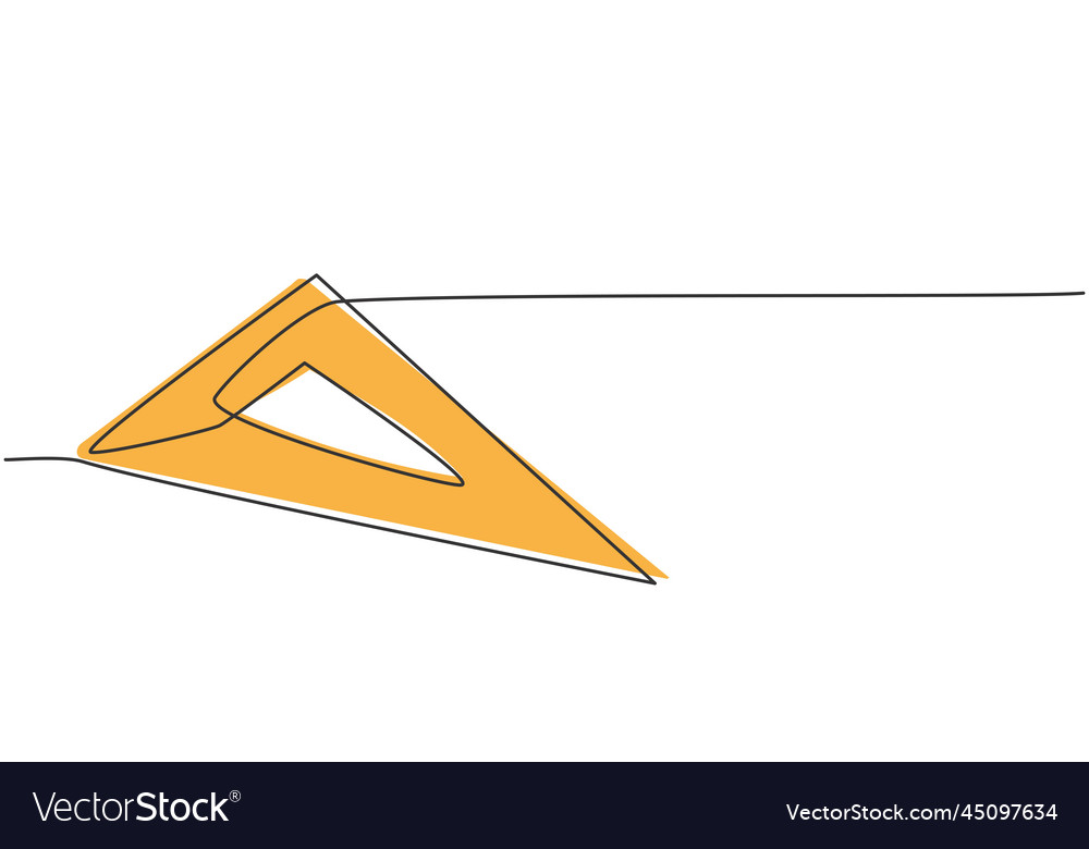 Single Continuous Line Drawing Of Plastic Vector Image