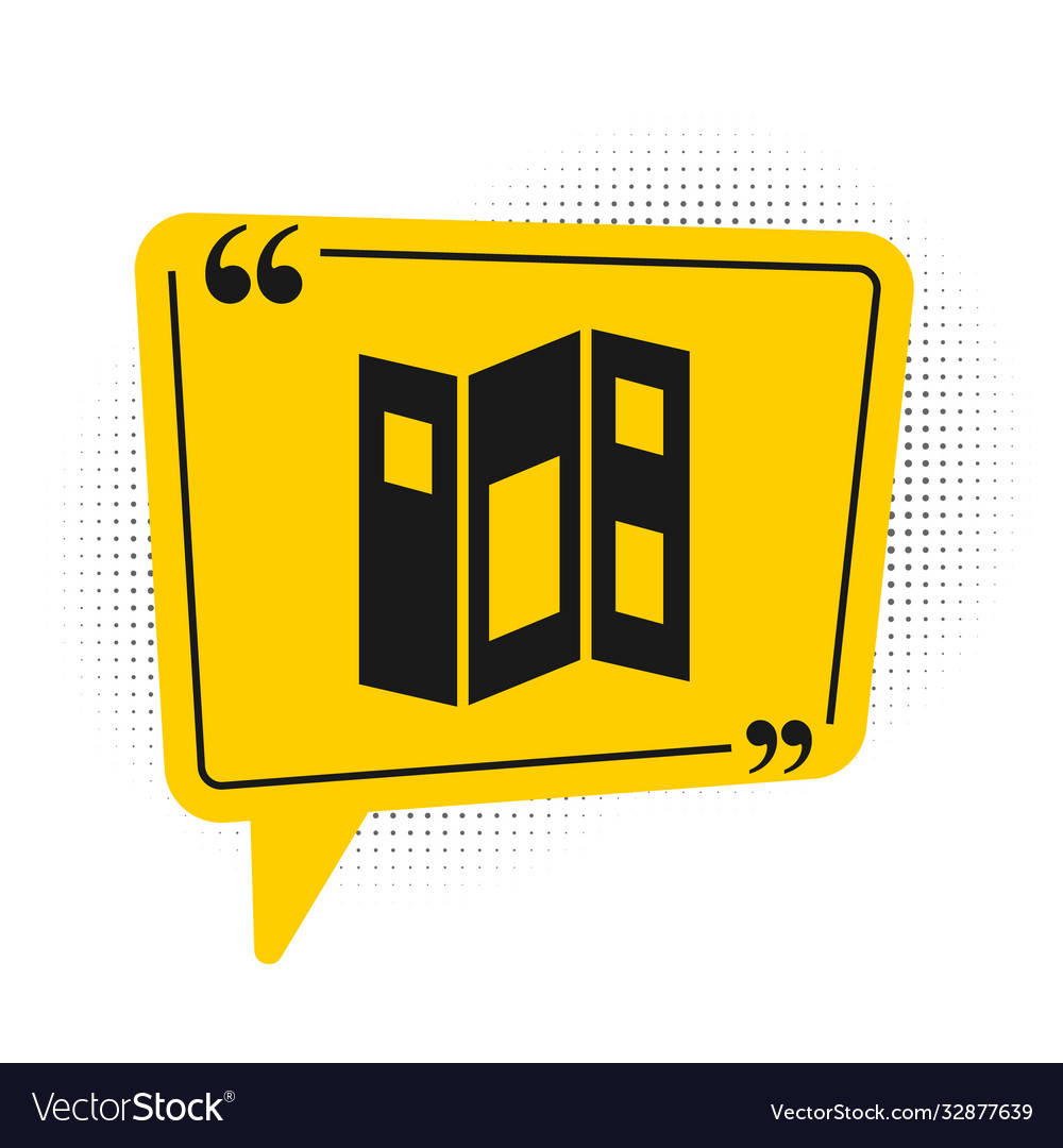 black-museum-guide-brochure-icon-isolated-on-white