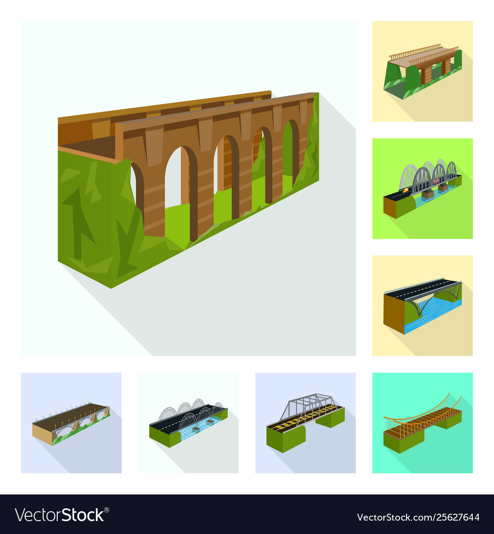 Isolated Object Connection And Design Sign Set Vector Image