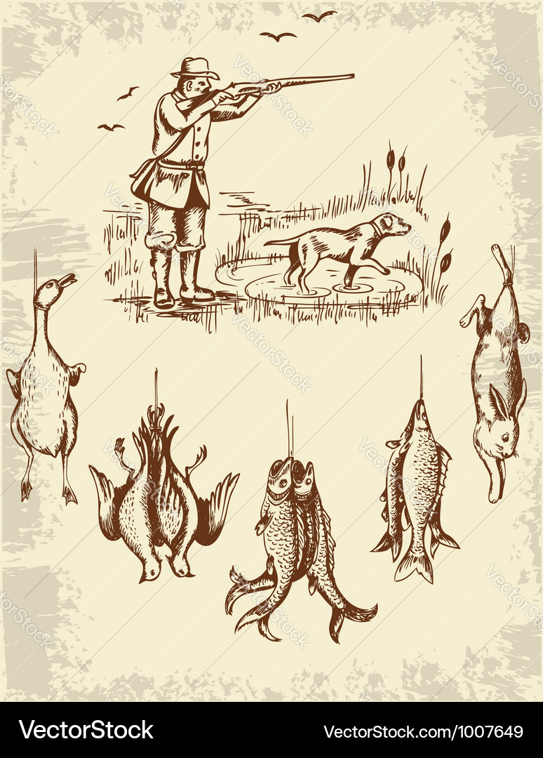 Hunter Royalty Free Vector Image - VectorStock