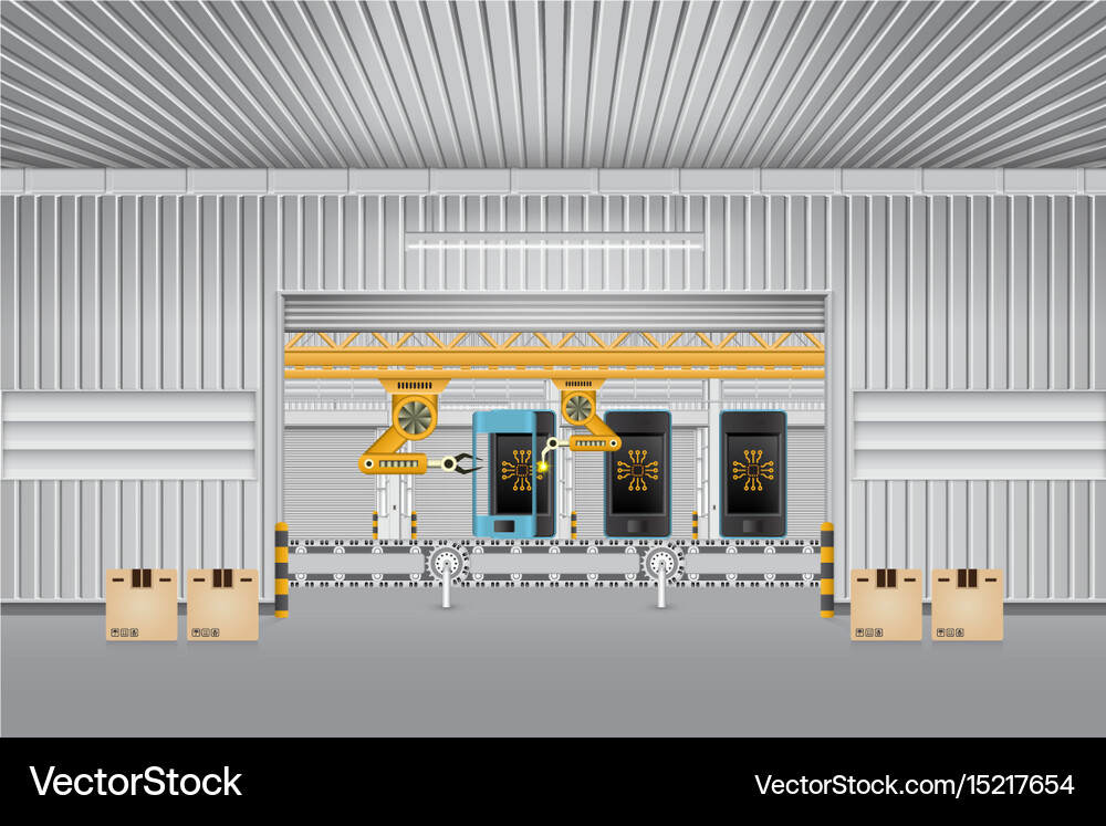 Robot phone Royalty Free Vector Image - VectorStock
