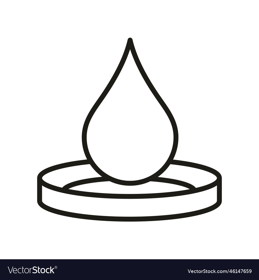 Blood drop testing Royalty Free Vector Image - VectorStock