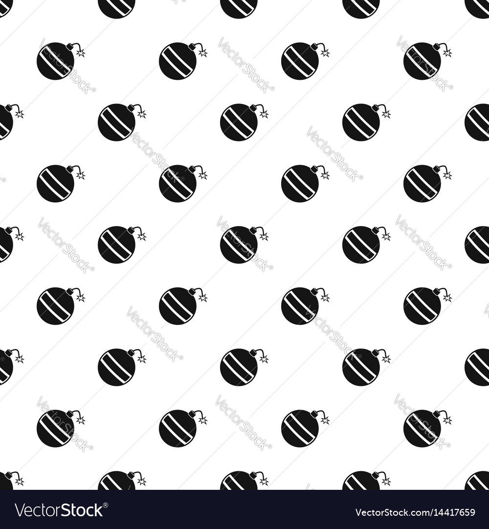 Bomb pattern Royalty Free Vector Image - VectorStock
