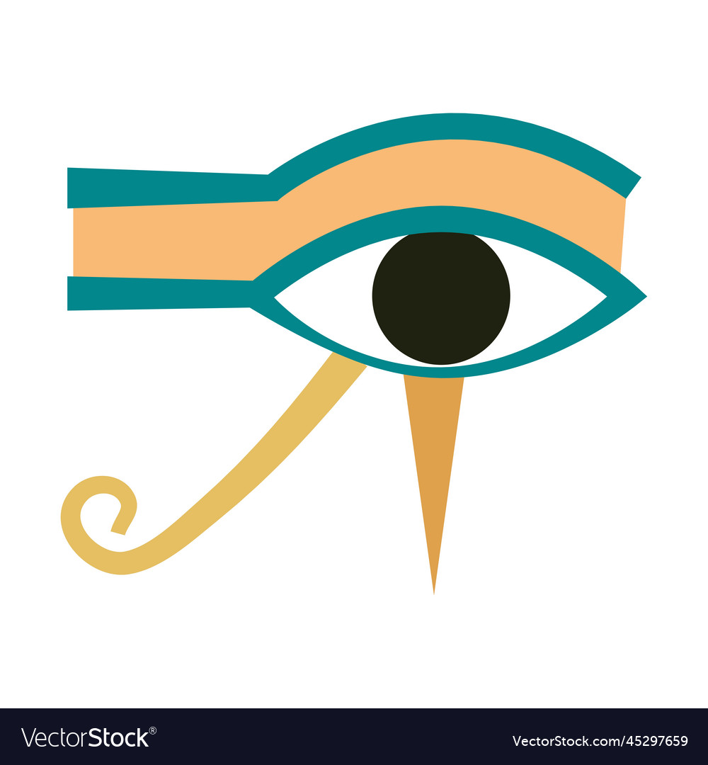 Eye Of Horus Egyptian Royalty Free Vector Image