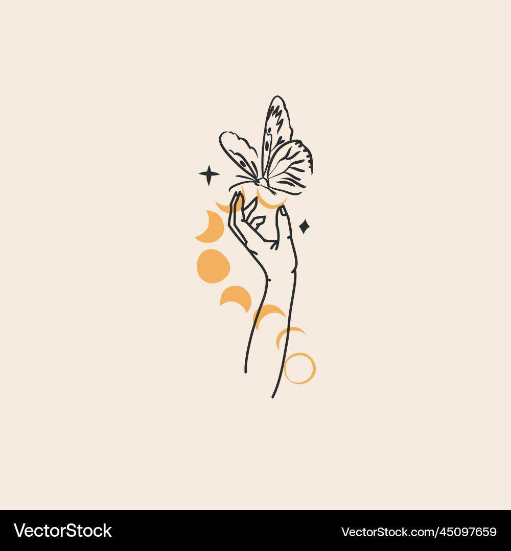 Hand drawn abstract graphic Royalty Free Vector Image
