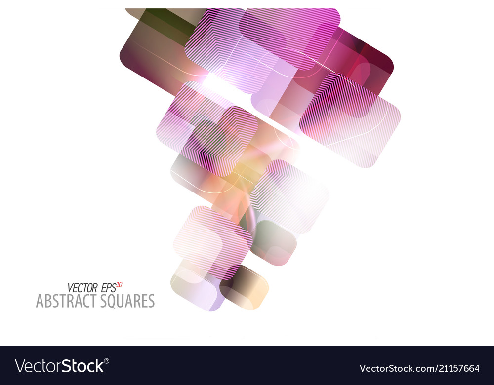 Abstract squares colors Royalty Free Vector Image