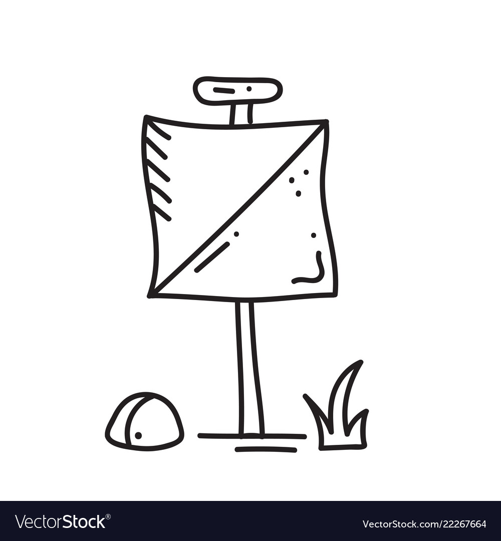 Orienteering Control Point Royalty Free Vector Image