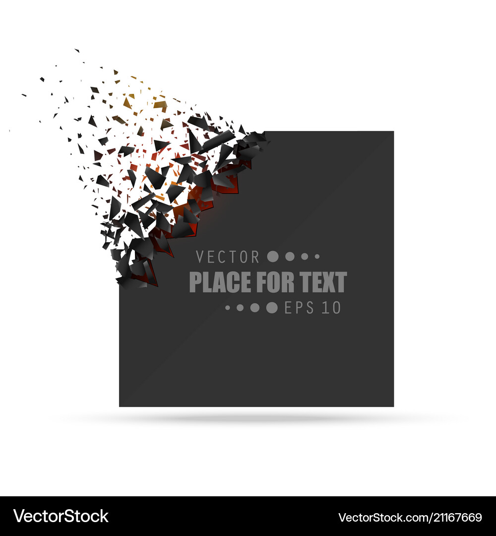 Creative blank banner Royalty Free Vector Image