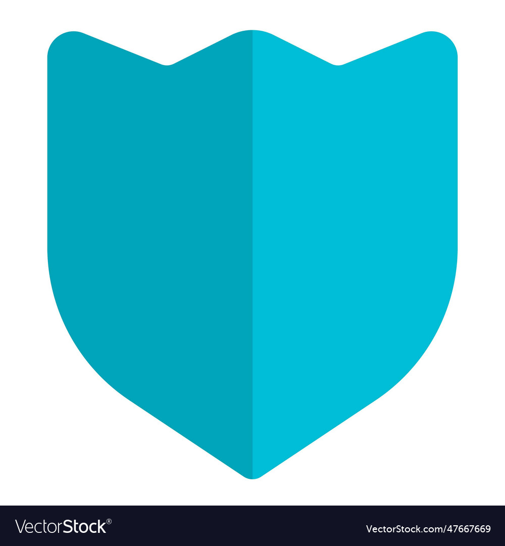 Shield used to protect the software Royalty Free Vector