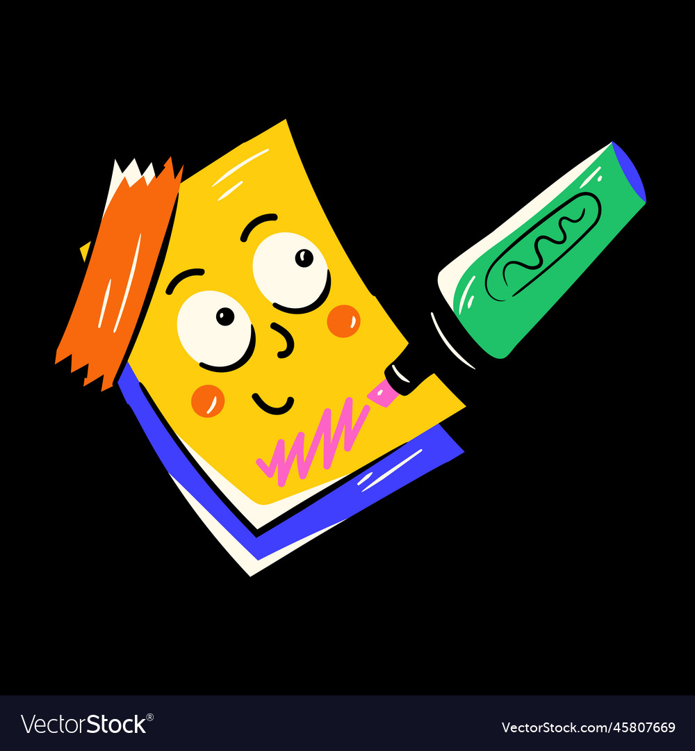 Sticky notes Royalty Free Vector Image - VectorStock