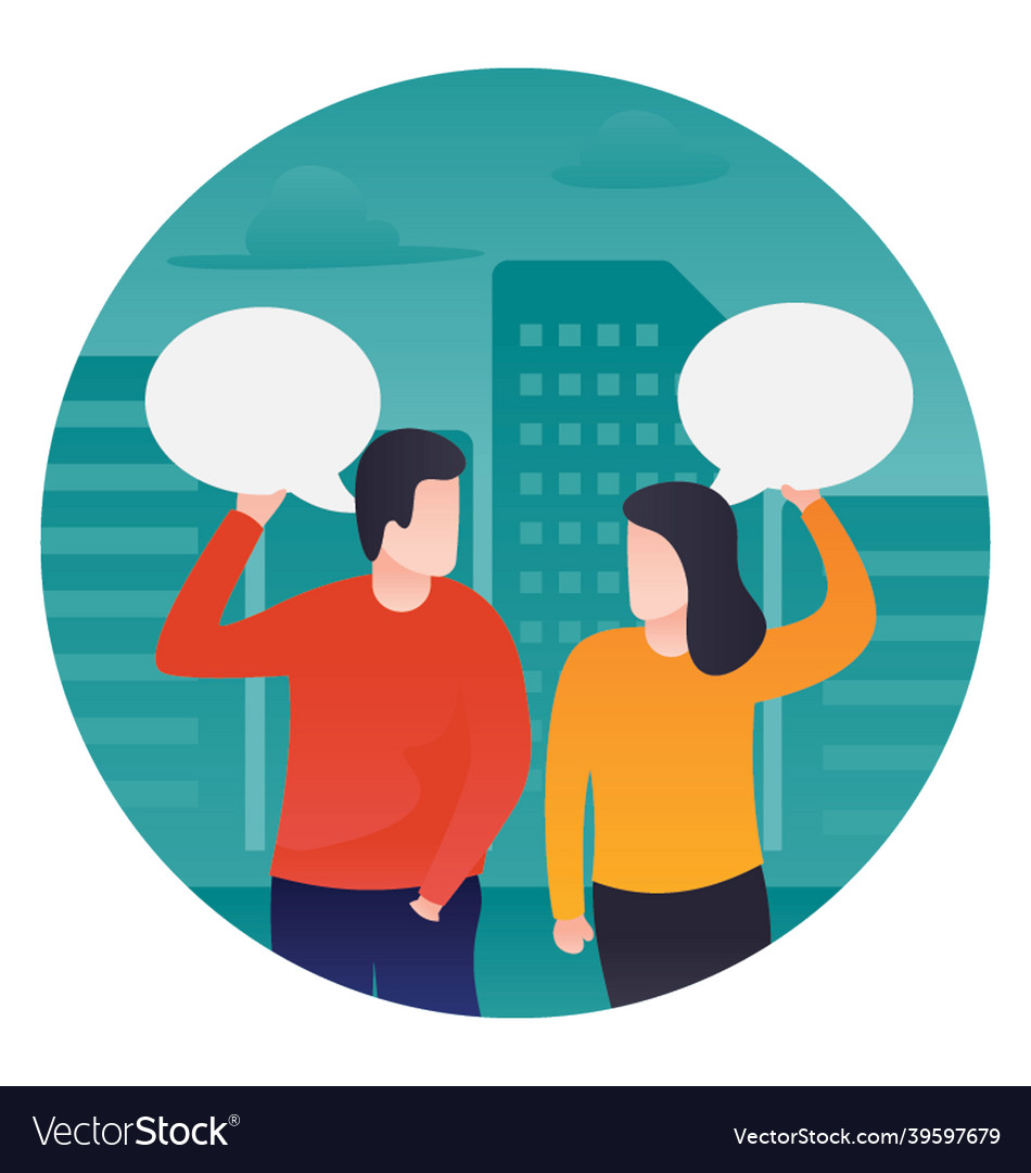 Chat Royalty Free Vector Image - VectorStock