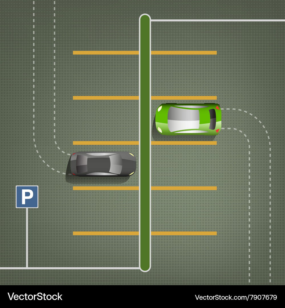 City parking image Royalty Free Vector Image - VectorStock