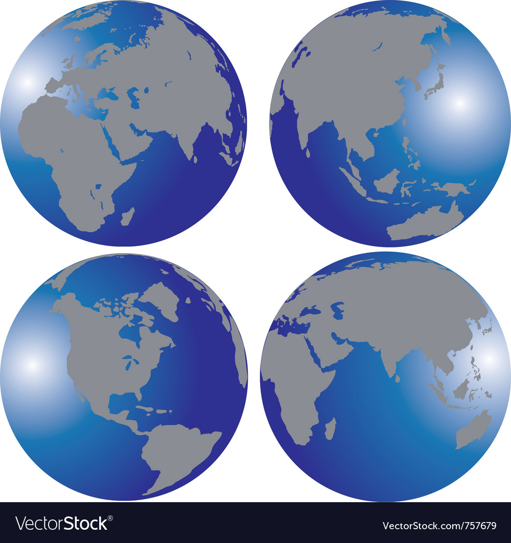 Globe Royalty Free Vector Image - VectorStock