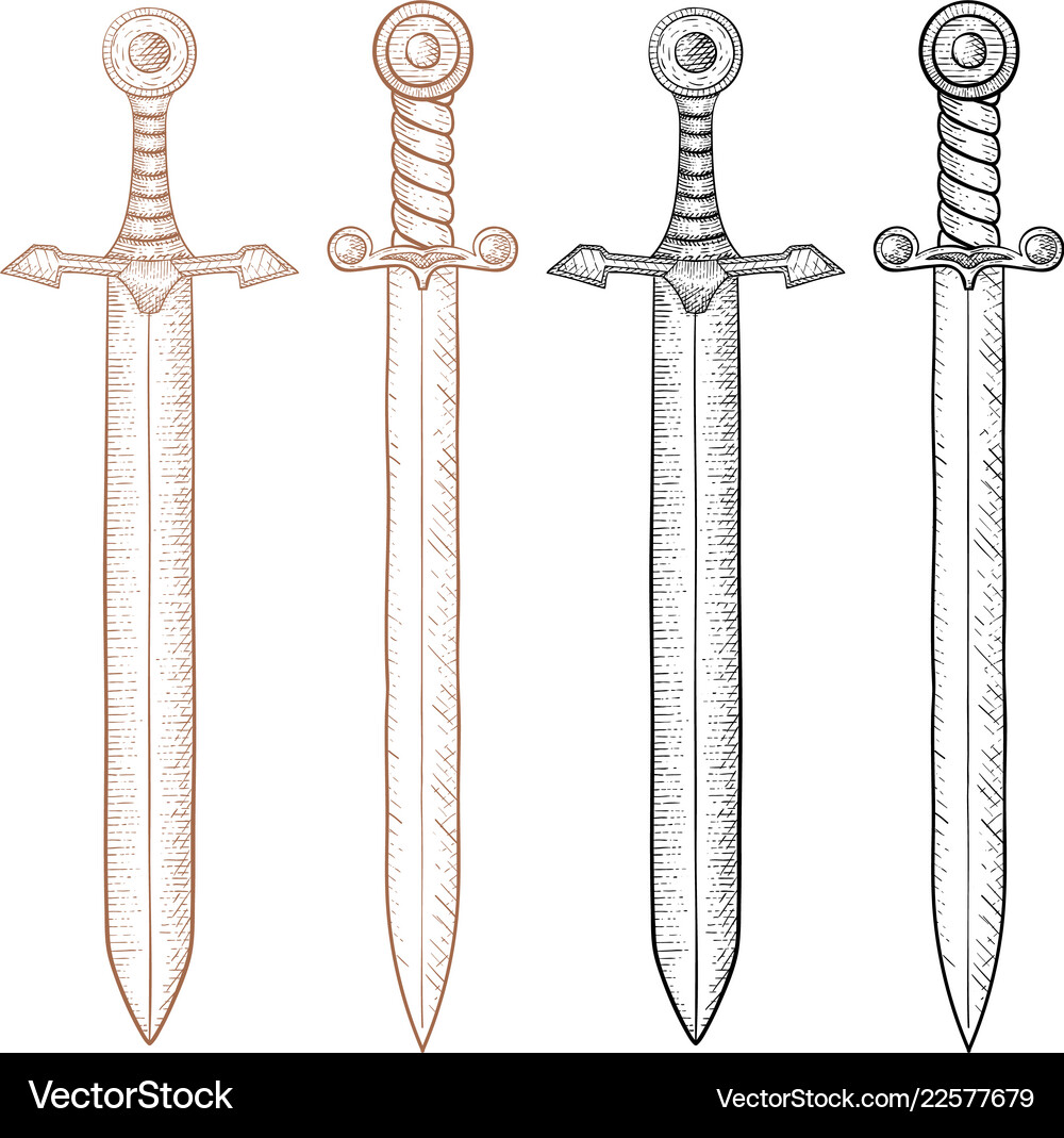 Sword Handle Drawing