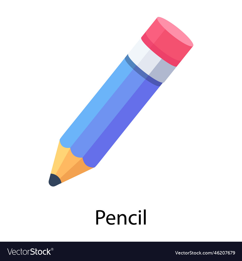 Pencil Royalty Free Vector Image - VectorStock