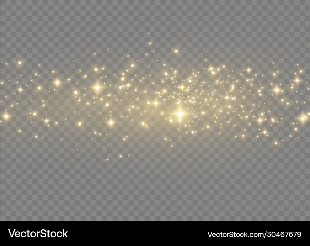Sparkling dust particles Royalty Free Vector Image