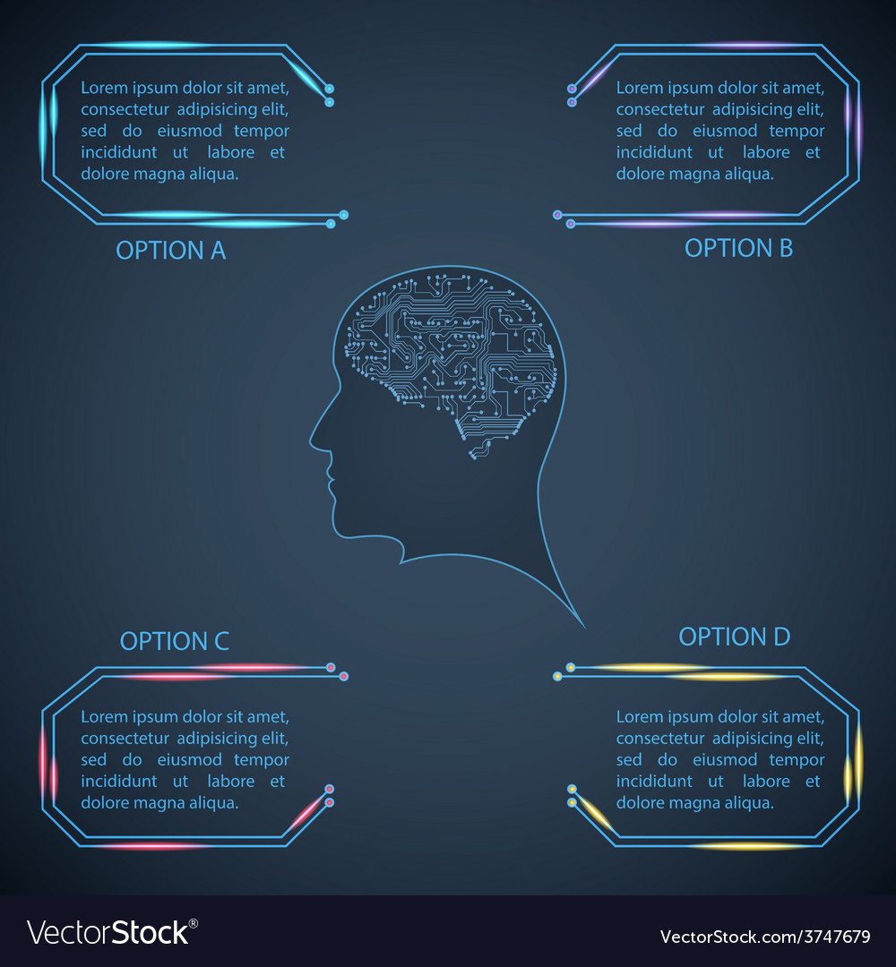 Technology template Royalty Free Vector Image - VectorStock