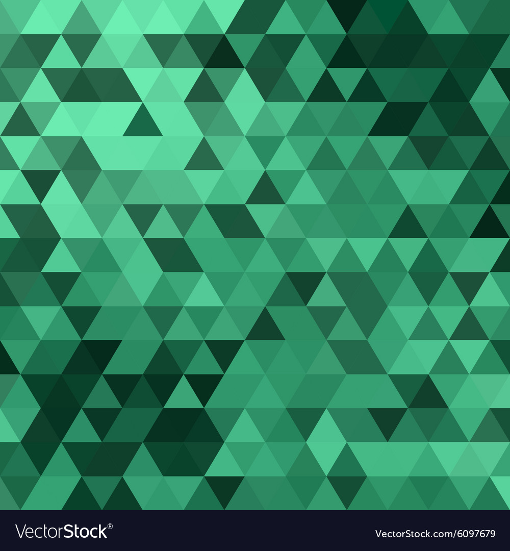Triangles green Royalty Free Vector Image - VectorStock