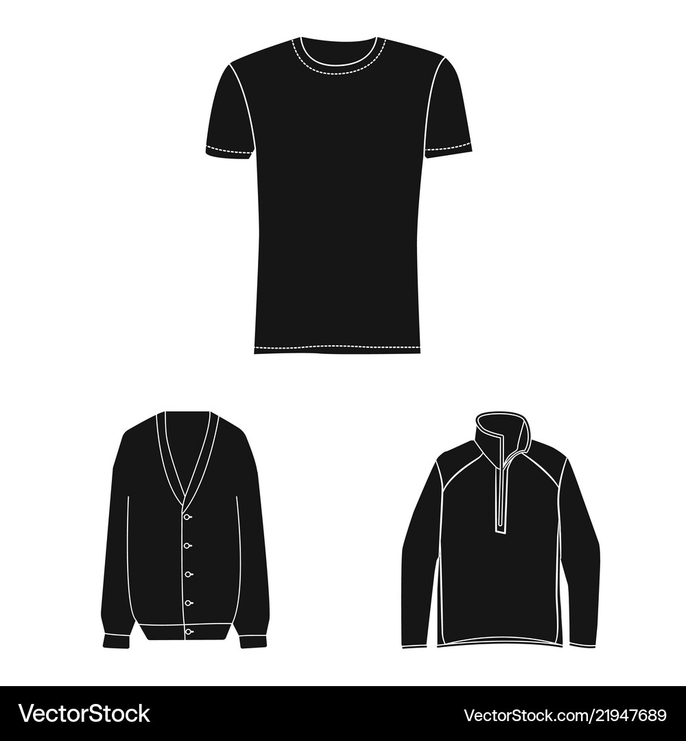 Man and clothing symbol Royalty Free Vector Image