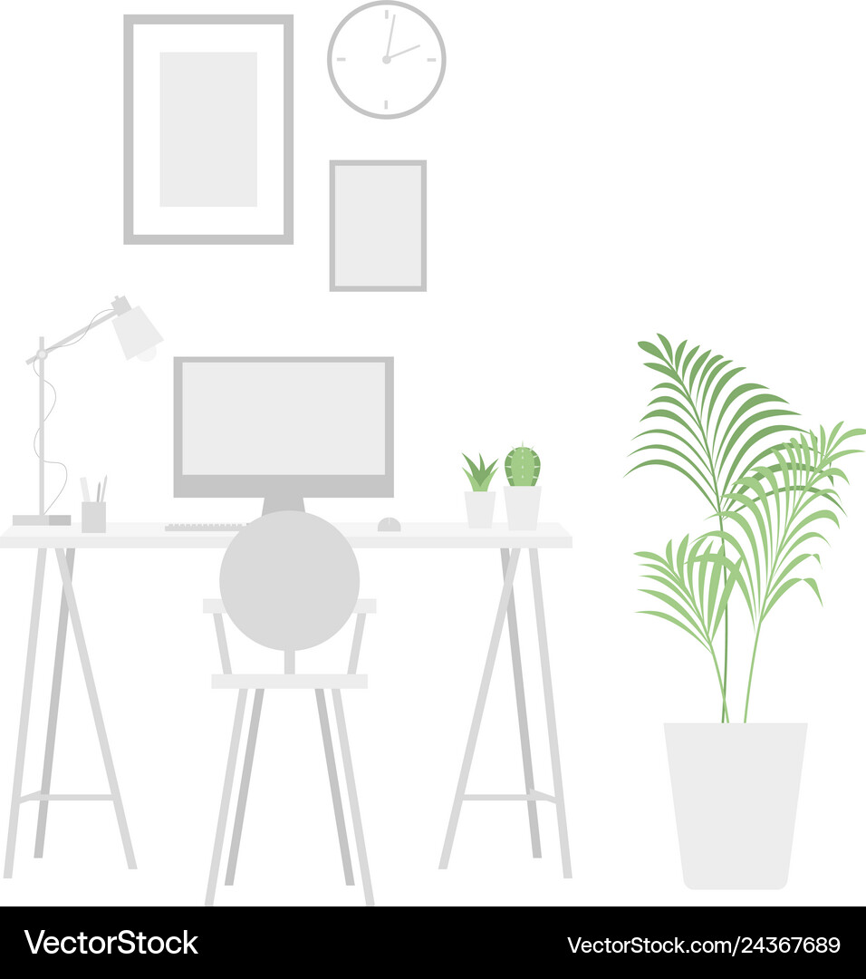 Workplace background trends Royalty Free Vector Image